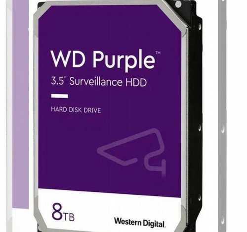 Western Digital SATA3 8Tb Purple 5640 256Mb (WD85puru)