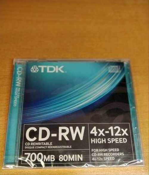 Чистые диски Болванки TDK CD-RW, Verbatim CD-R