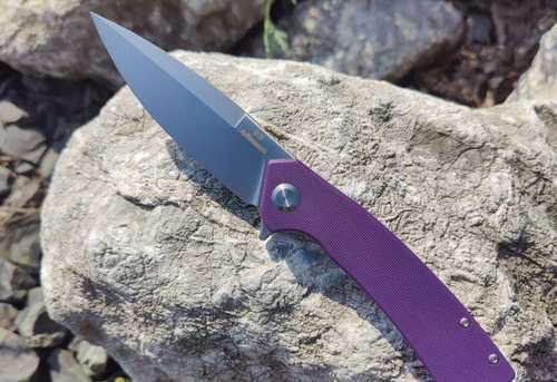 Нож складной Adimanti SKi фиолетовый от Ganzo