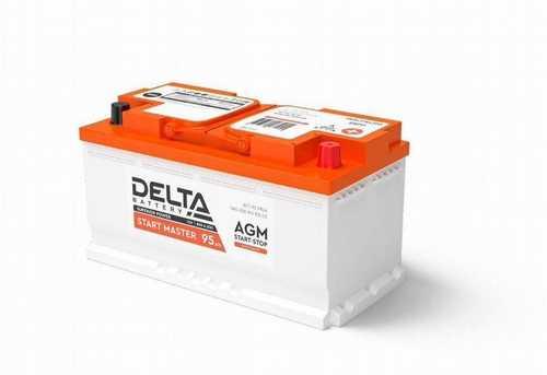 Аккумулятор автомобильный Delta AGM 95
