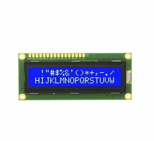 LCD дисплей 1602 синий I2C для Arduino, nodemcu, S
