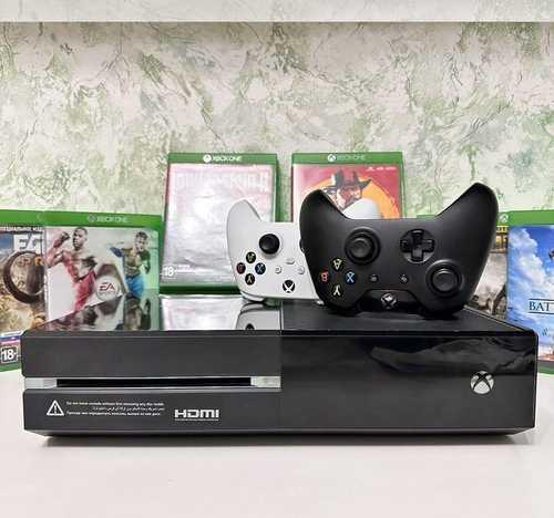 Xbox One + 947 игр (обмен, гарантия)