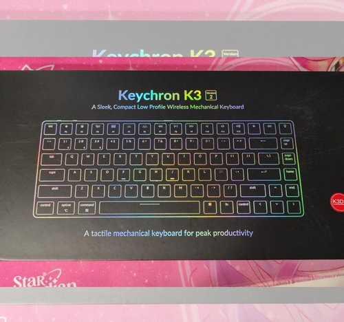 Клавиатура Keychron k3 v2 brown switch