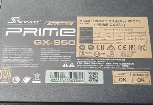 Блок питания Seasonic Prime Ultra GX-850