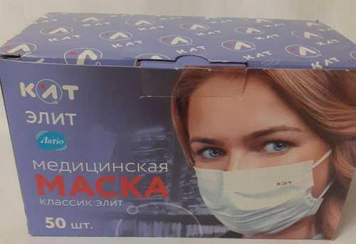 Маска медицинская черная