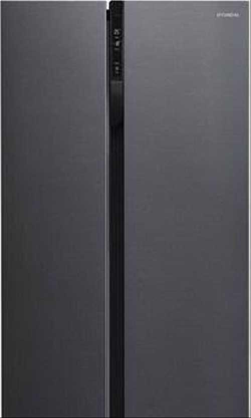 Холодильник Side by Side Hyundai CS5003F черная ст