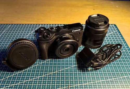 Беззеркальная фотокамера Canon M6 Mark II