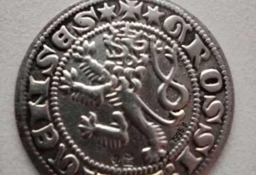Пражский грош короля Карла I (1346-1378)