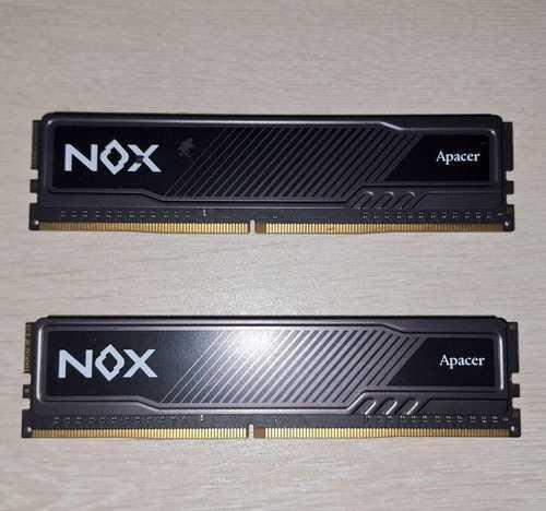 Оперативная память Apacer nox ddr4 16gb