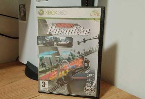 Диск игры на Xbox 360 Burnout Paradise
