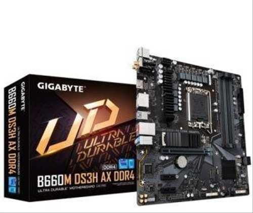 Gigabyte B660M DS3H AX DDR4, Socket 1700 новая с г