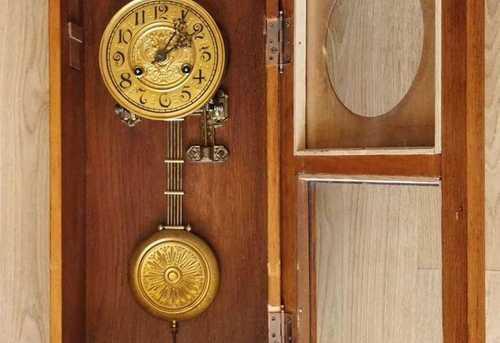 Немецкие старинные настенные часы с боем 1895-1902