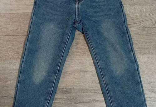Утепленные джинсы для девочки 110