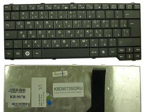 Клавиатура к Fujitsu-Siemens Amilo Pa3515 Pa3553 S