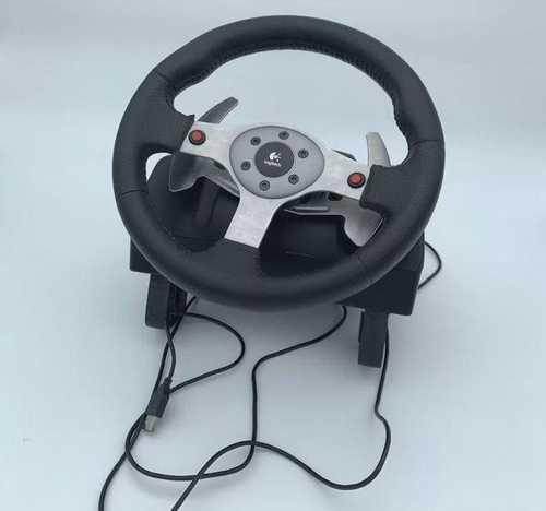 Руль Logitech G-25 Racing Wheel + кпп+Блок педалей