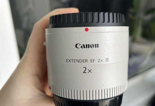 Телеконвертер Canon Extender EF 2x III