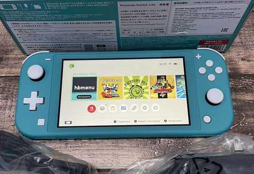 Новый прошитый nintendo switch lite чип 64gb