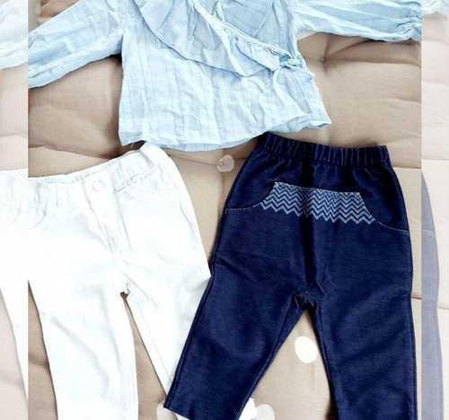 Кимоно блузка, джинсы, брюки Zara Carters 9-12 мес
