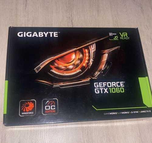 Видеокарта gtx 1060 Gigabyte 3gb