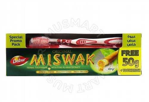 Зубная паста Dabur - Miswak 120+50 гр с зубной щёт