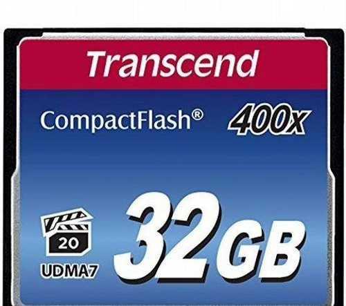 Карта памяти compact flash transcend 23 gb