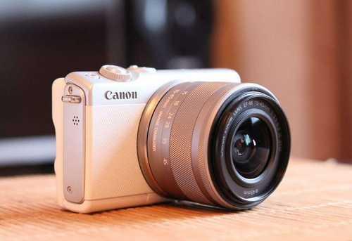 Canon eos m100 kit + переходник на EF