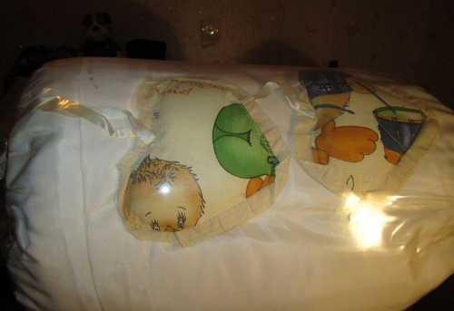 Комплект в детскую кроватку с балдахином