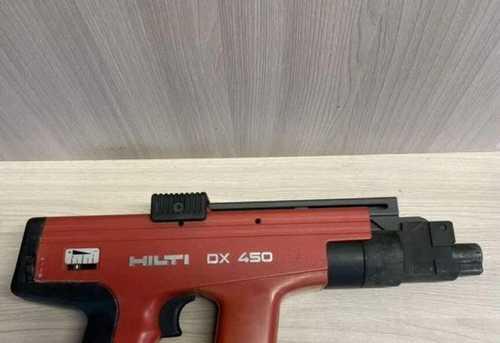 Монтажный пороховой пистолет Hilti dx 450