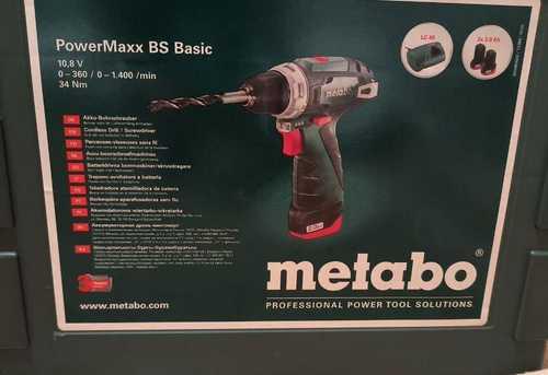 Шуруповерт метабо (Metabo) PowerMaxx BS Basic 12V