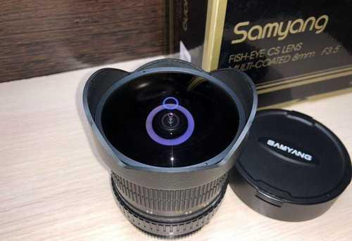 Samyang 8mm f/3.5 MC Fish-eye CS под байонет Sony