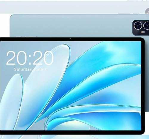 10.1" Планшет teclast M50S 4/128Gb T606 Wi-Fi 1280 x 800, Android 14, голубой