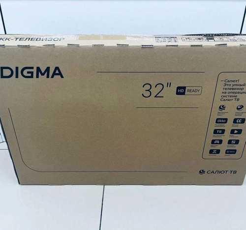 Телевизор Digma DM-LED32SBB34 SMART TV