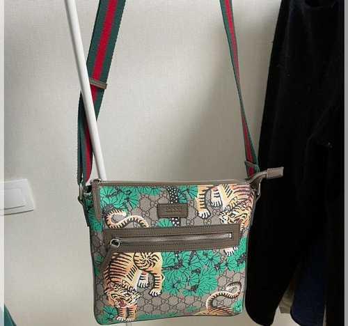 Сумка gucci tiger gg vintage