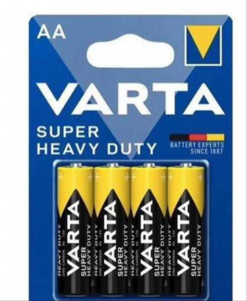 Батарейка Varta R6 Zinc Carbon AA (4 штуки)