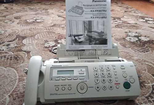 Факс-телефон Panasonic KX-FP218