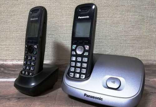 Радиотелефон Panasonic KX-TG6512RU с 2 трубками