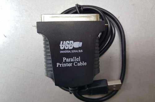 LPT USB переходник vcom кабель 1.8 м Centronics