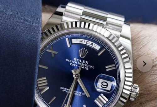 Часы Rolex Day Date 40mm Blue Dial