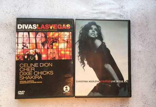 Концертные dvd диски Агилера и Divas in Las Vegas