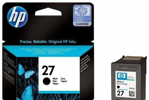Картридж для стрйного принтера HP 27 черный