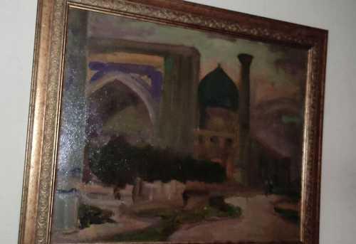 Картина Мечеть масло живопись Шолохов Борис