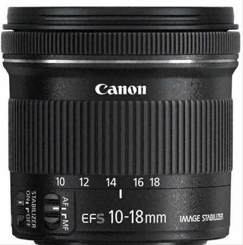 Объектив Canon EF-S 10-18 mm