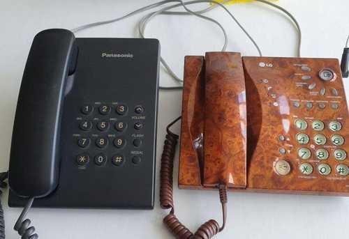 Проводные телефоны LG и Panasonic