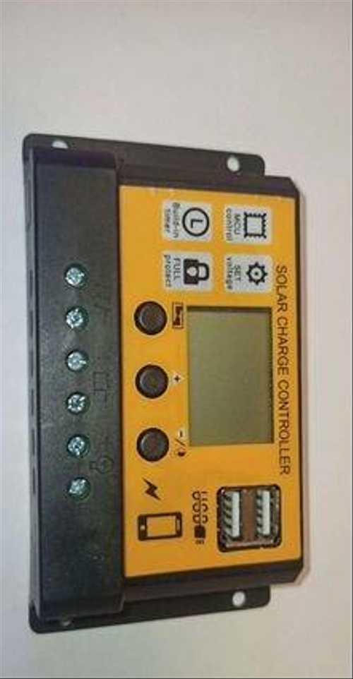 Солнечный контроллер с жк-экраном 100А