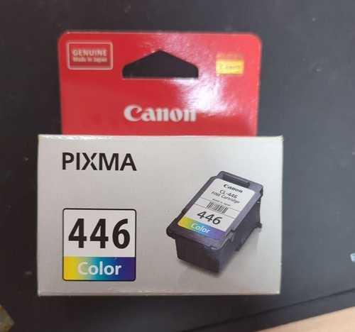 Картридж для принтера canon 446 color fine pixma