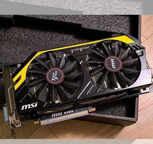 Коллекционная MSI hawk GTX 760