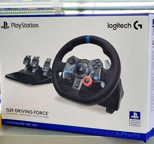 Игровой Руль logitech G29 Ps5,Ps4,Ps3,PC новый