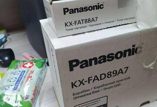Тонер Panasonik KX-fat88a7 и Фотобарабан