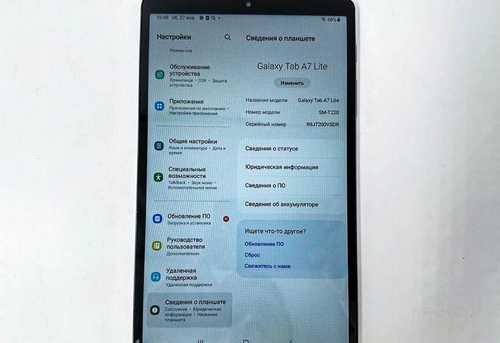 Планшет Samsung Galaxy Tab A7 Lite, SIM
