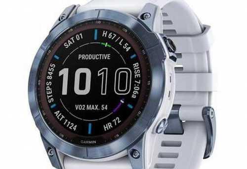 Умные часы Garmin Fenix 7X Sapphire Solar титановы